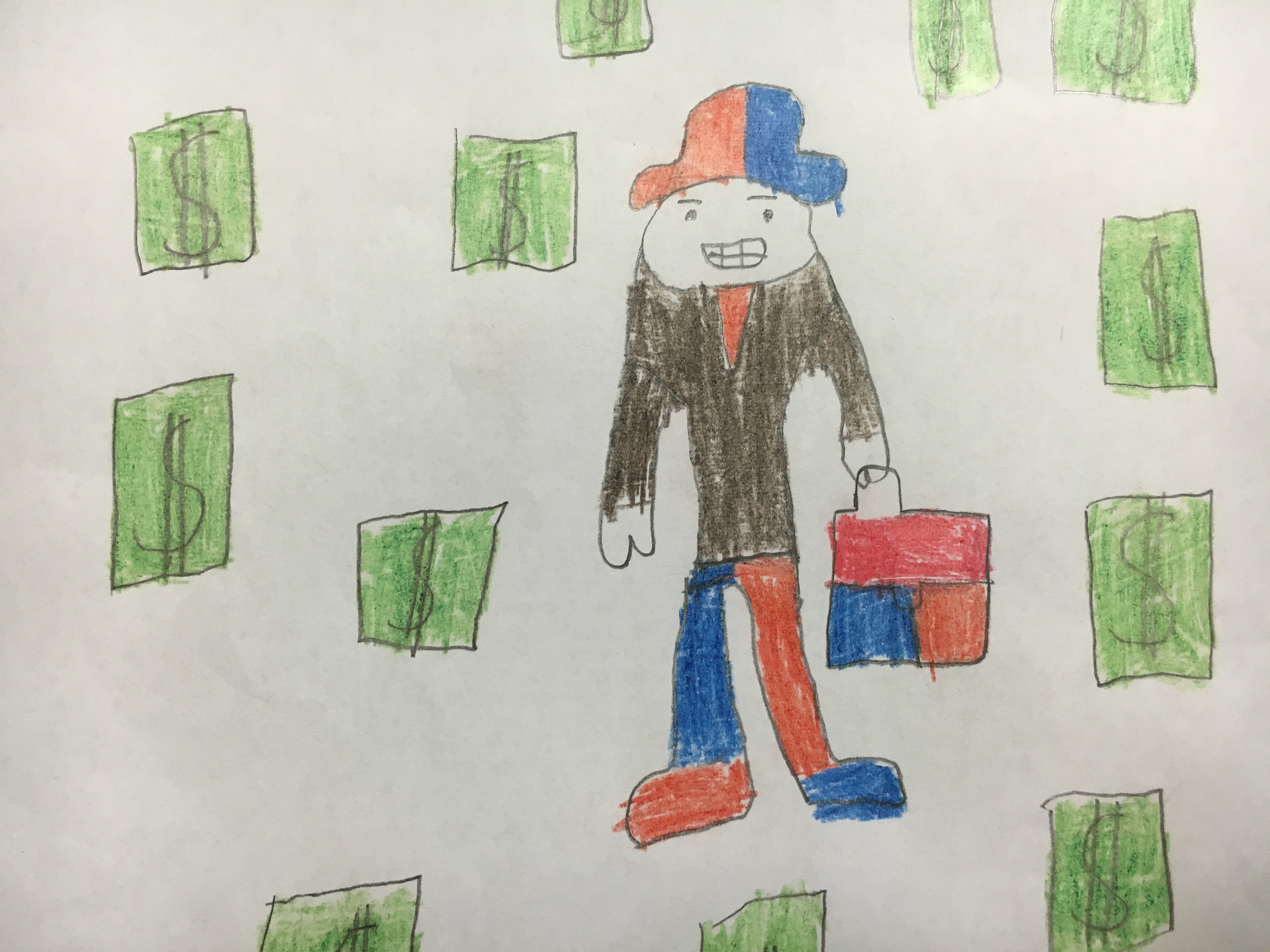 Drawing of an economist — Economy