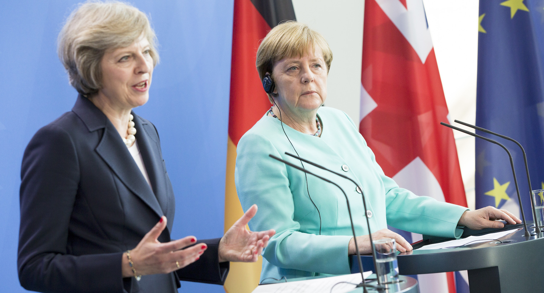 May meets Merkel — Economy