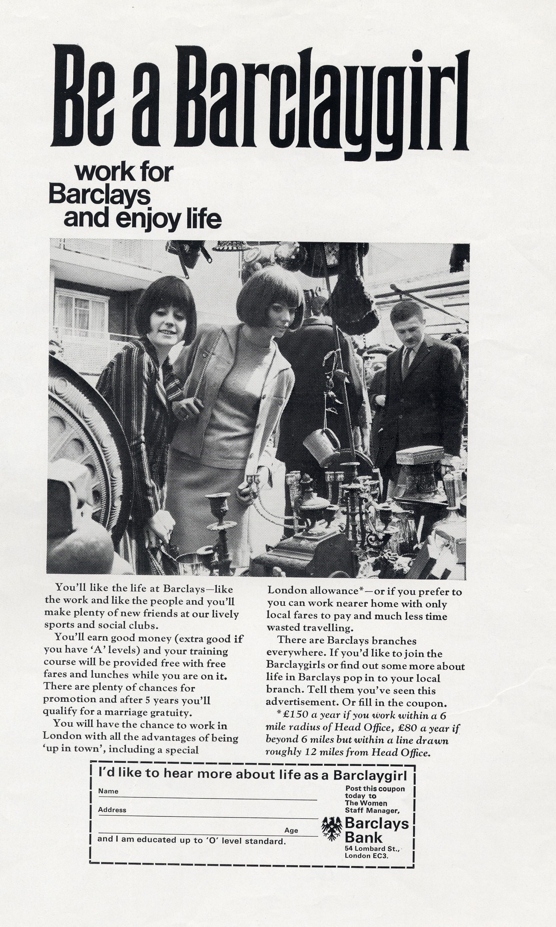 8 ridiculous Barclaycard ads for women from the 60s and 70s